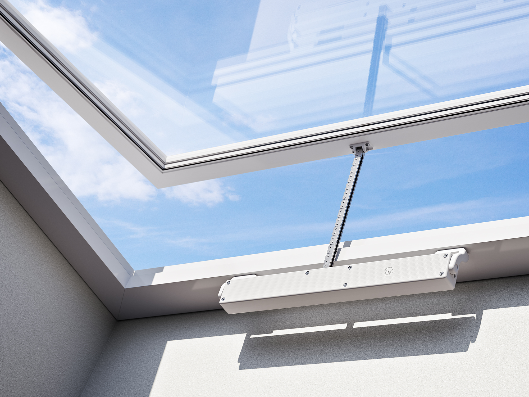 Elektrické pohony pro otevírání oken a světlíků